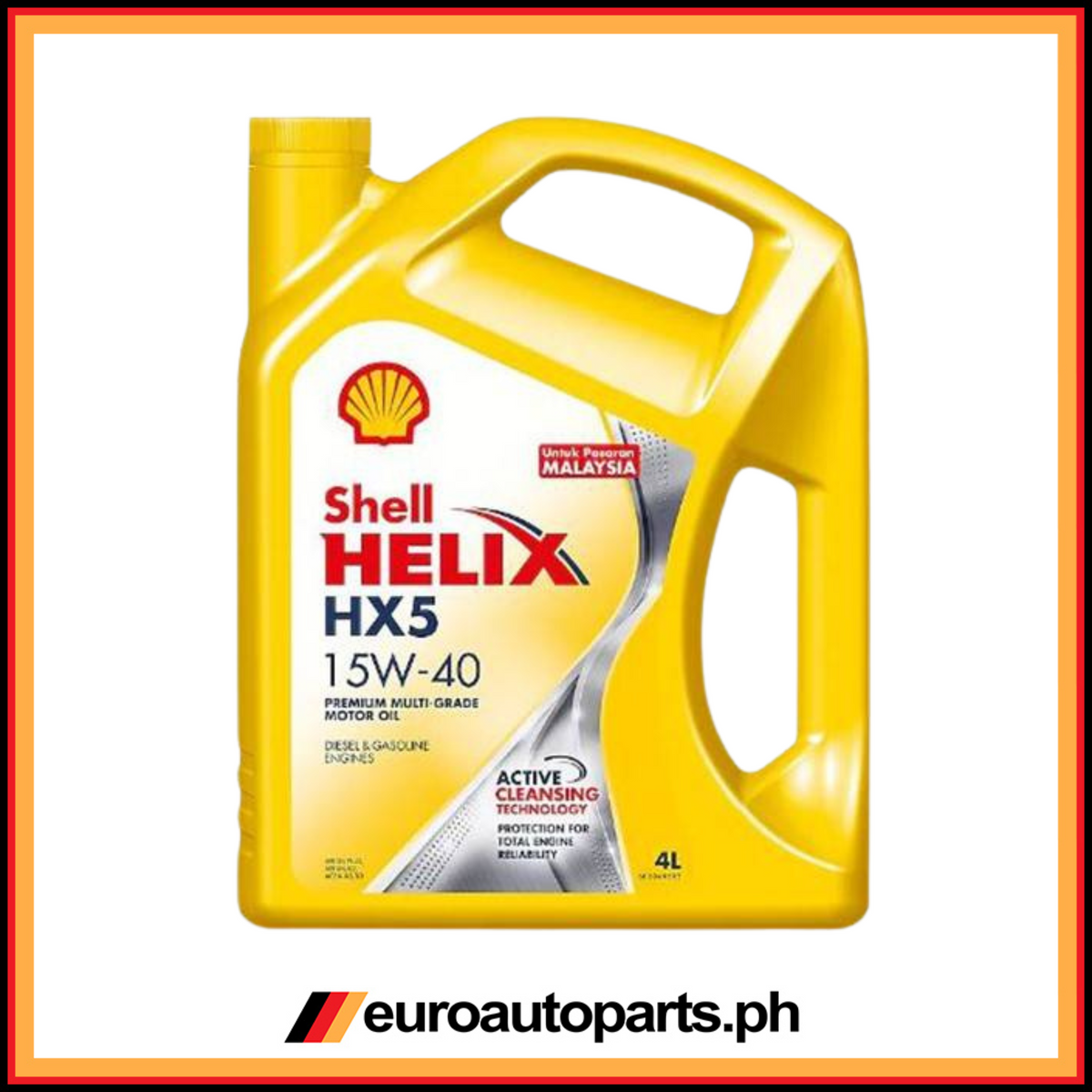 Engine Oil (Multigrade Mineral Oil 4 LTRS)/HX5Shell/Lubricant – Euro ...