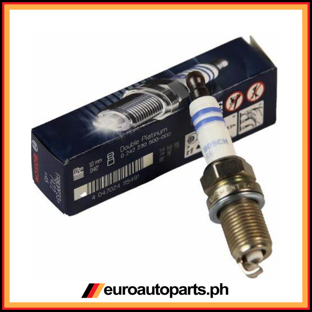 Spark Plug / 0 242 230 500 / Bosch / Accessories – Euro Auto Parts ...