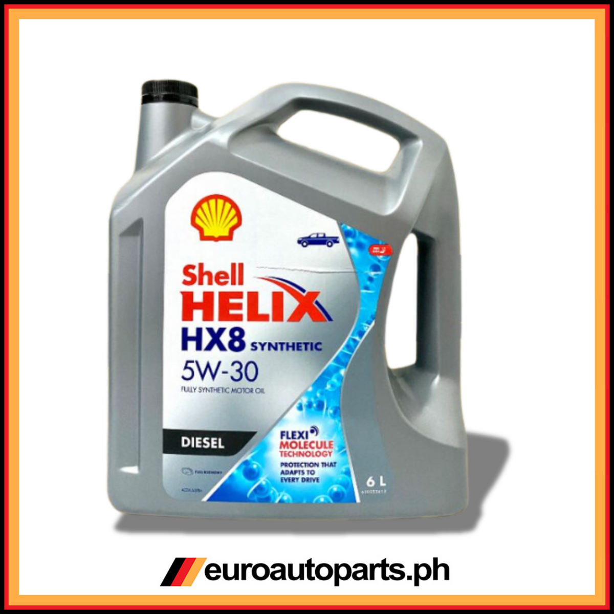 Engine Oil (Fully Synthetic 6 LTRS)/HX8/Shell/Lubricant – Euro Auto ...