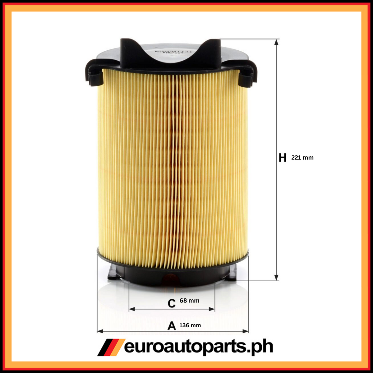 Air Filter / 1F0 129 620 / Mann / Volkswagen – Euro Auto Parts Center Inc.