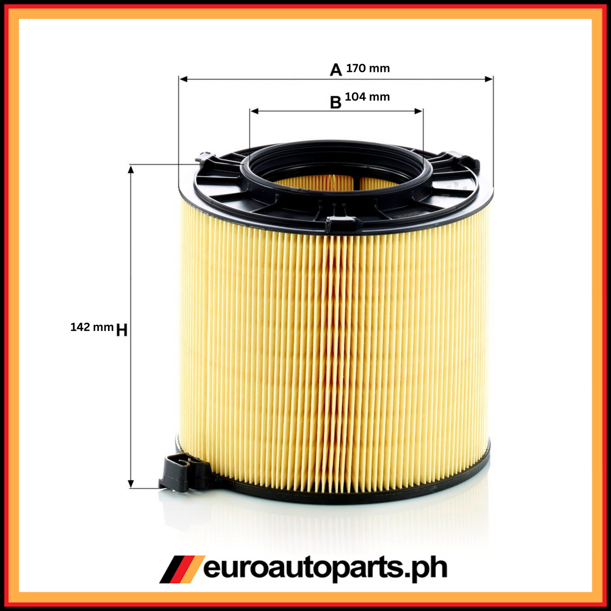 Air Filter / 8W0 133 843 C / Mann / Audi – Euro Auto Parts Center Inc.