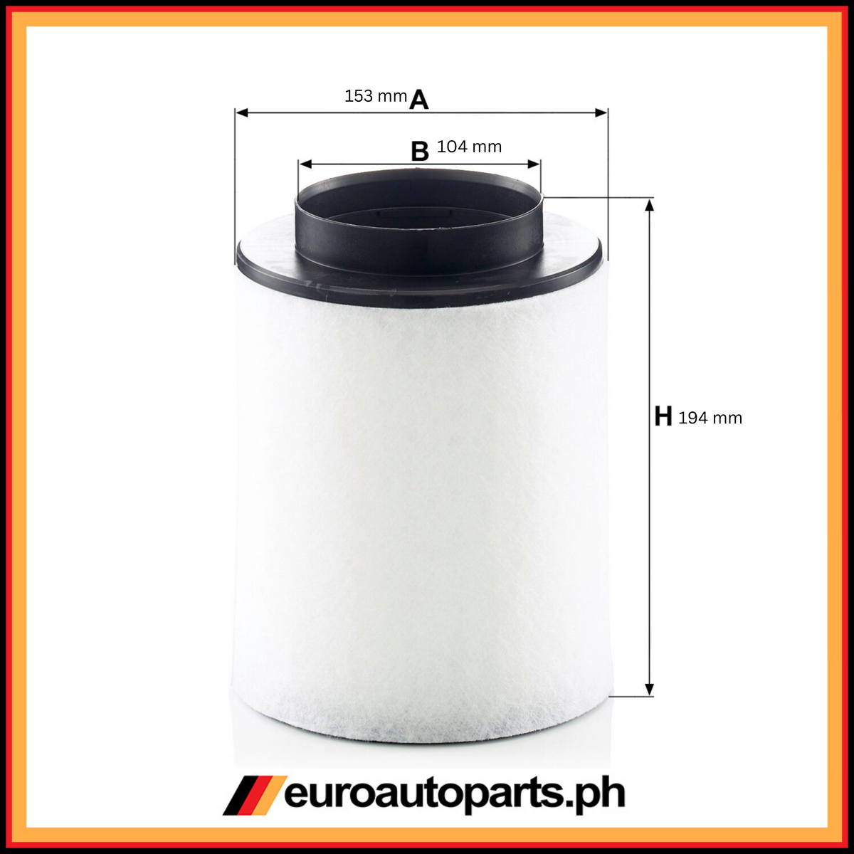 Air Filter / 4H0 129 620 L / Mann / Audi – Euro Auto Parts Center Inc.