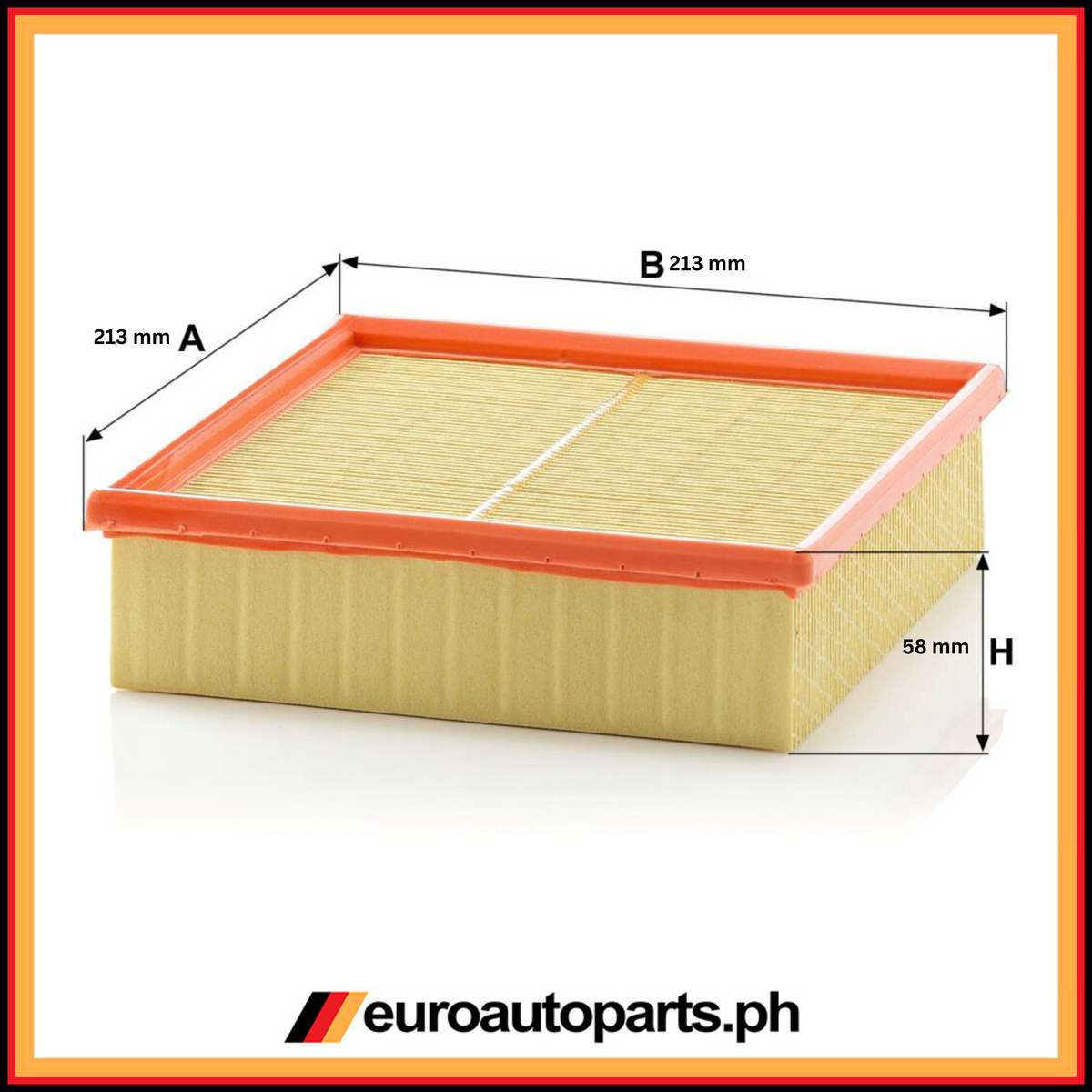Air Filter / EAC 5672 / Mann / Jaguar – Euro Auto Parts Center Inc.