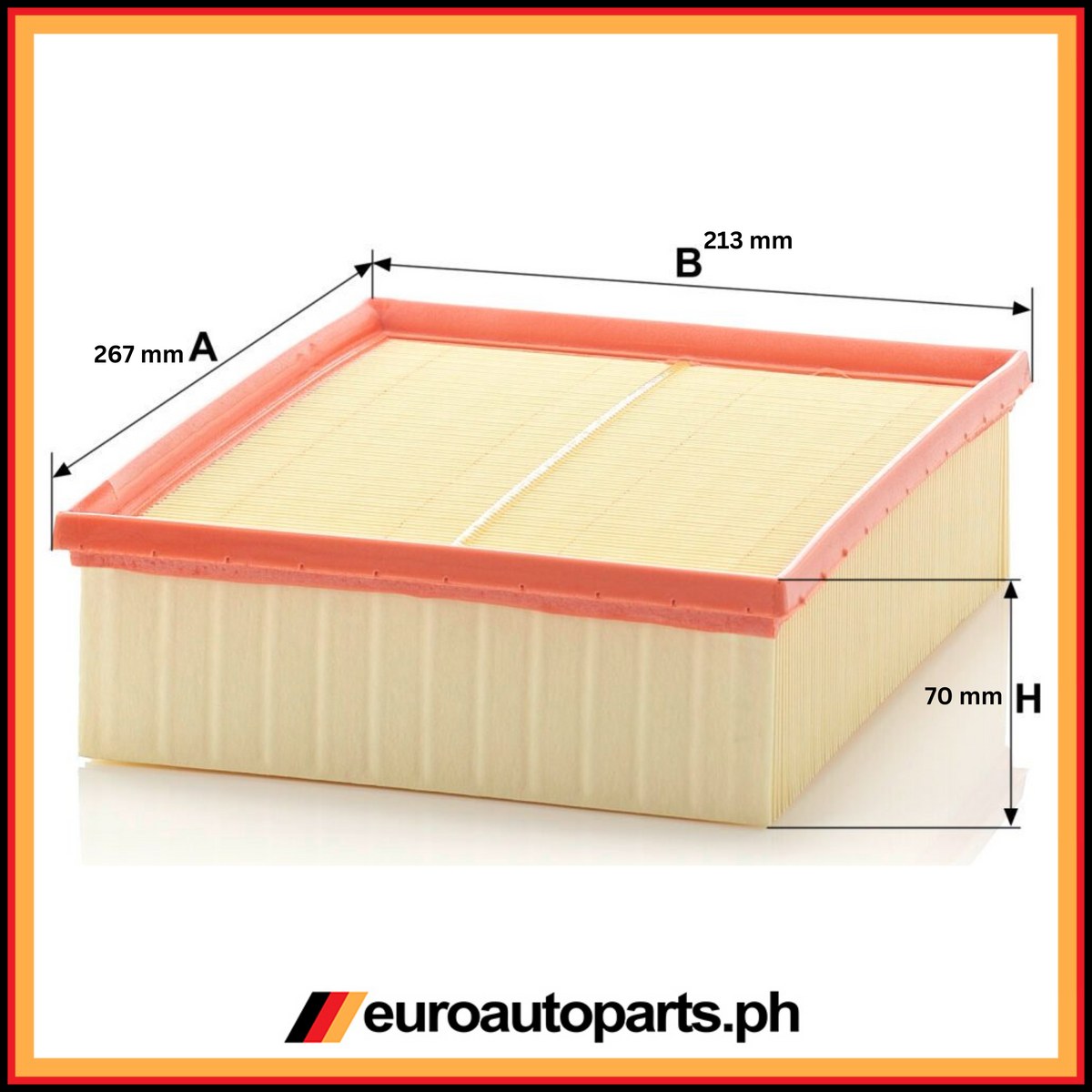 Air Filter / 06C 133 843 / Mann / Audi – Euro Auto Parts Center Inc.