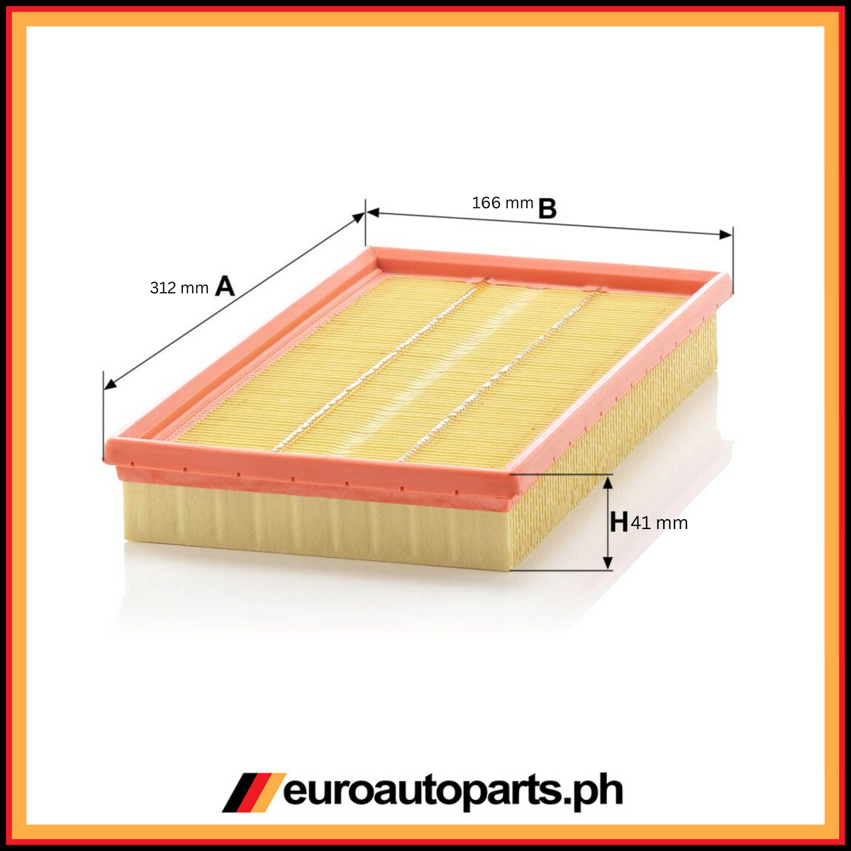 Air Filter / XR 88237 / Mann / Jaguar – Euro Auto Parts Center Inc.