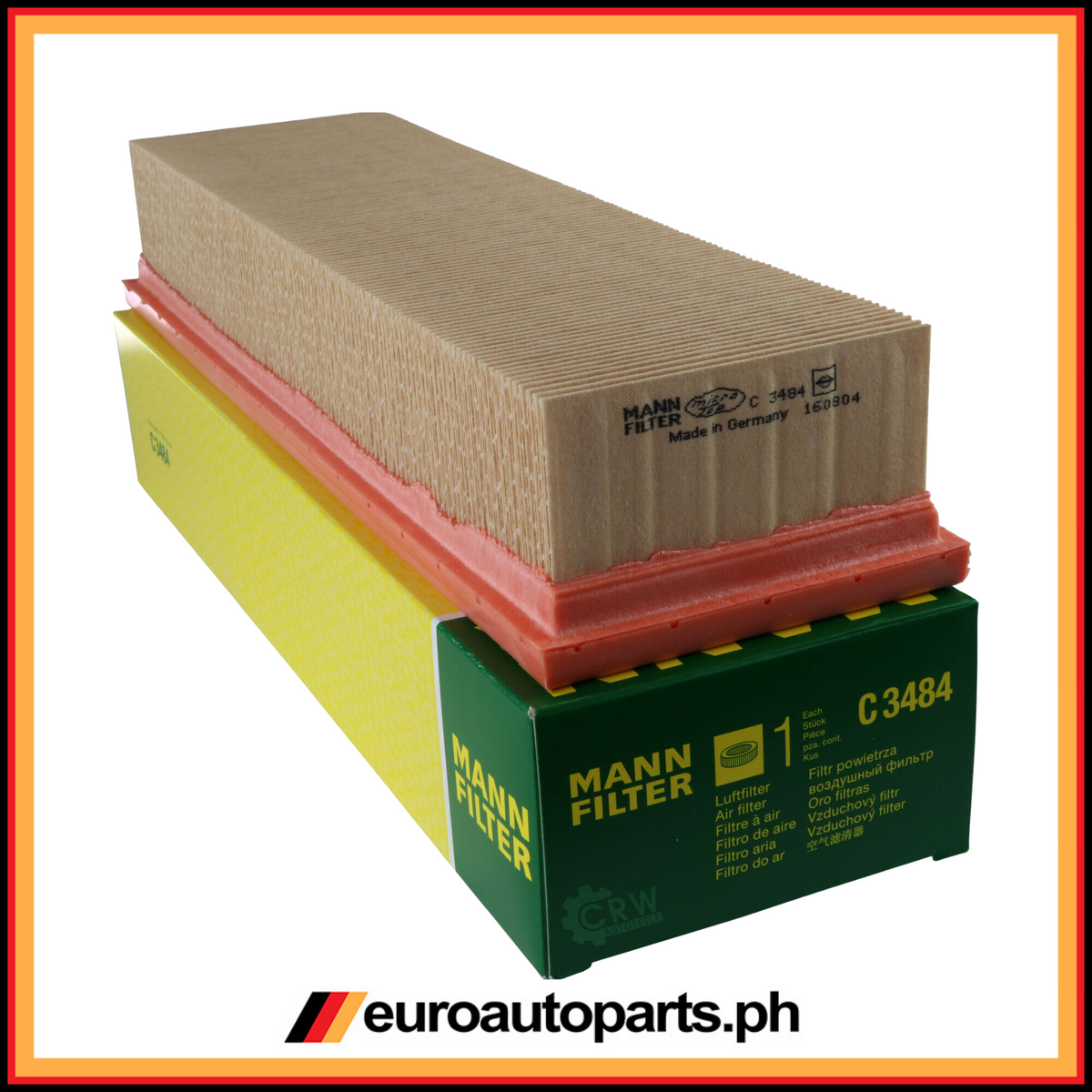 Air Filter / 003 094 68 04 / Mann / Mercedes-Benz – Euro Auto Parts ...