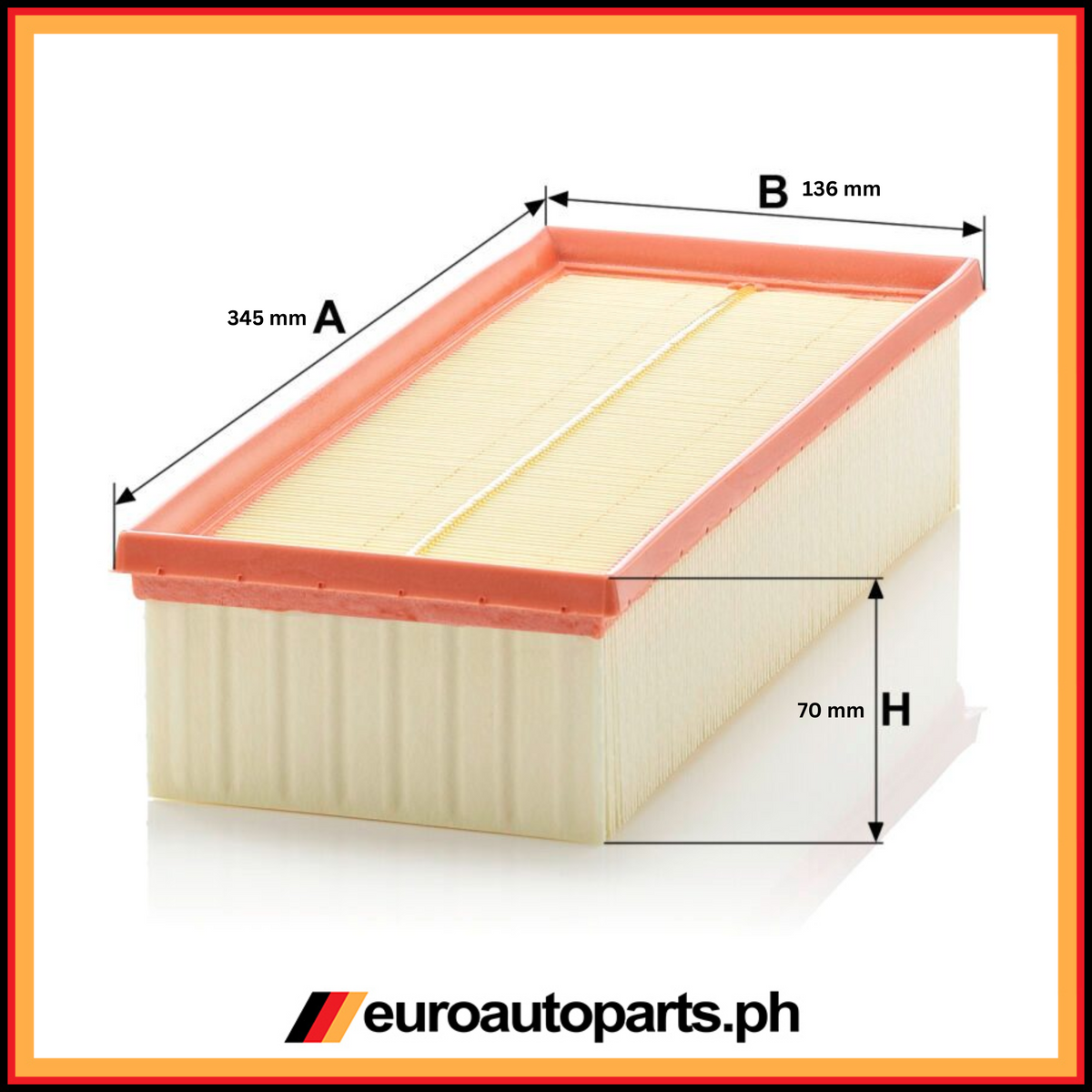 Air Filter / 1K0 129 620 D / Mann / Audi – Euro Auto Parts Center Inc.