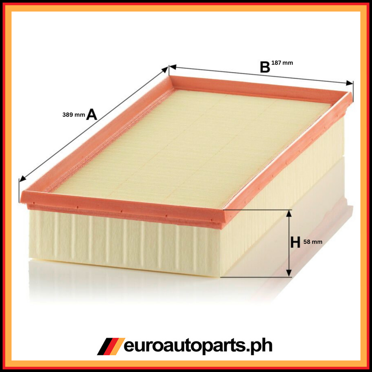 Air Filter / 7L0 129 620 / Mann / Audi – Euro Auto Parts Center Inc.