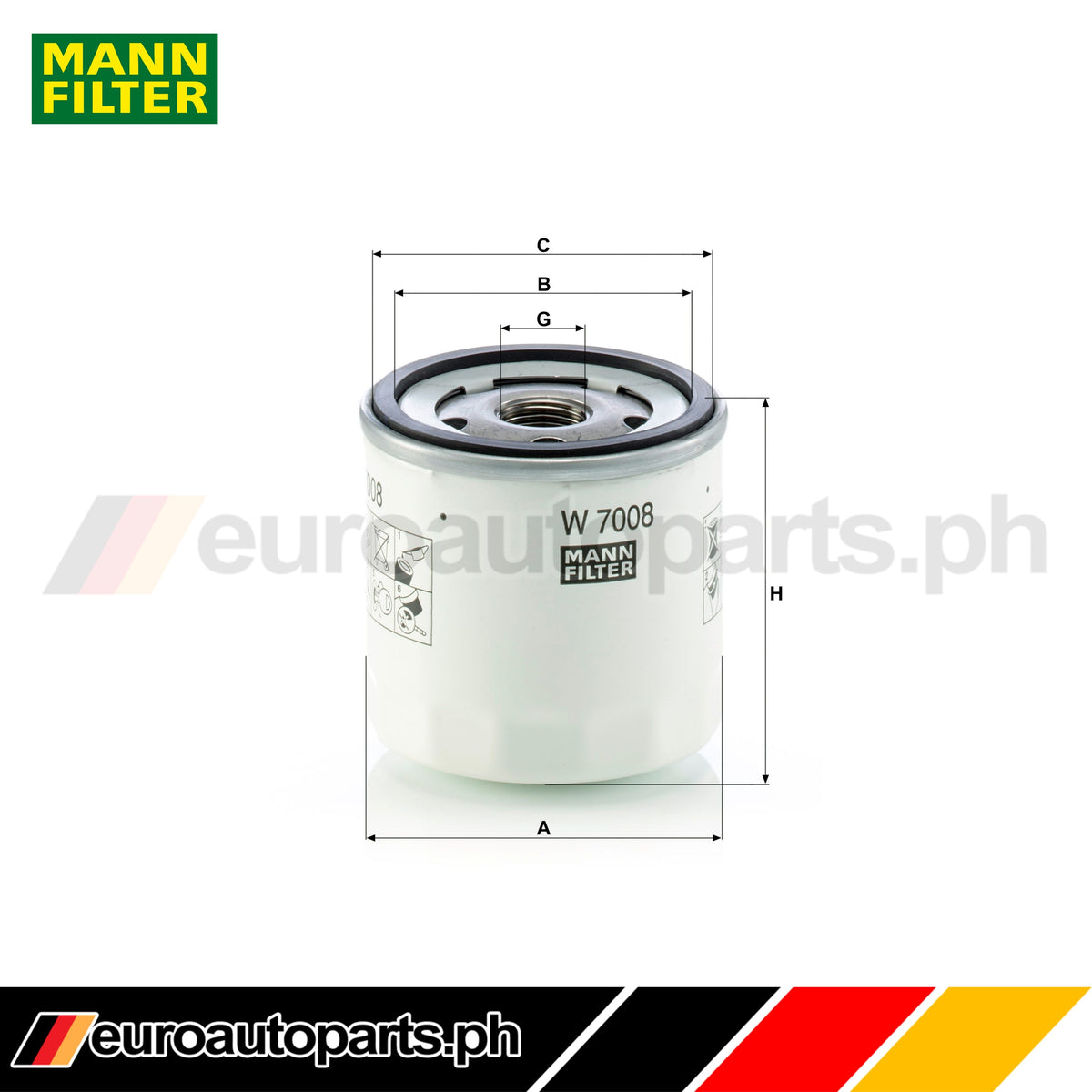 Oil Filter / 31339023 / Brand Mann / Volvo – Euro Auto Parts Center Inc.