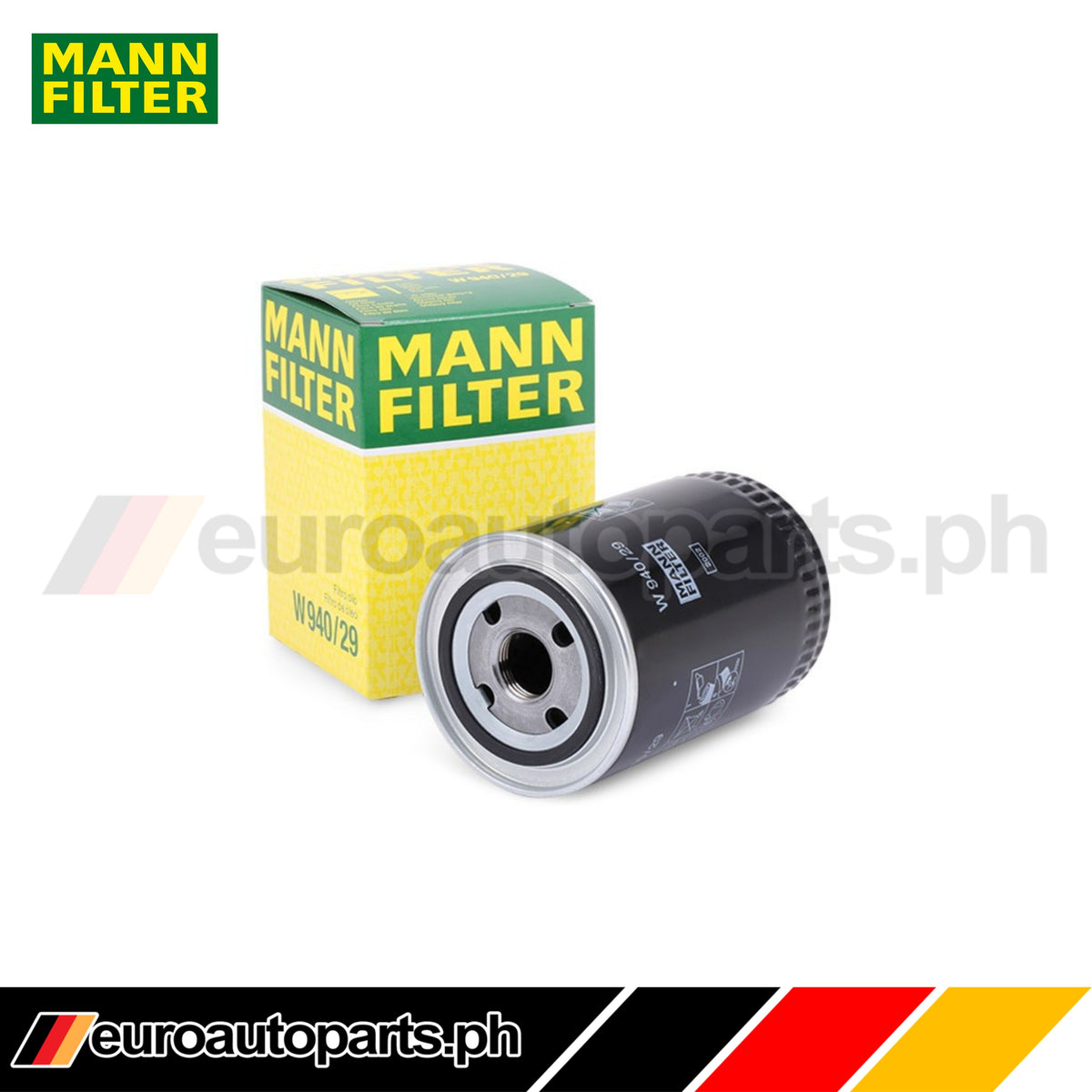 Oil Filter / 930 107 764 01AM / Brand Mann / Porsche – Euro Auto Parts ...